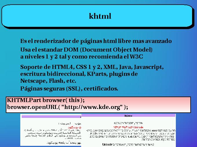 KDE 2.0 - khtml